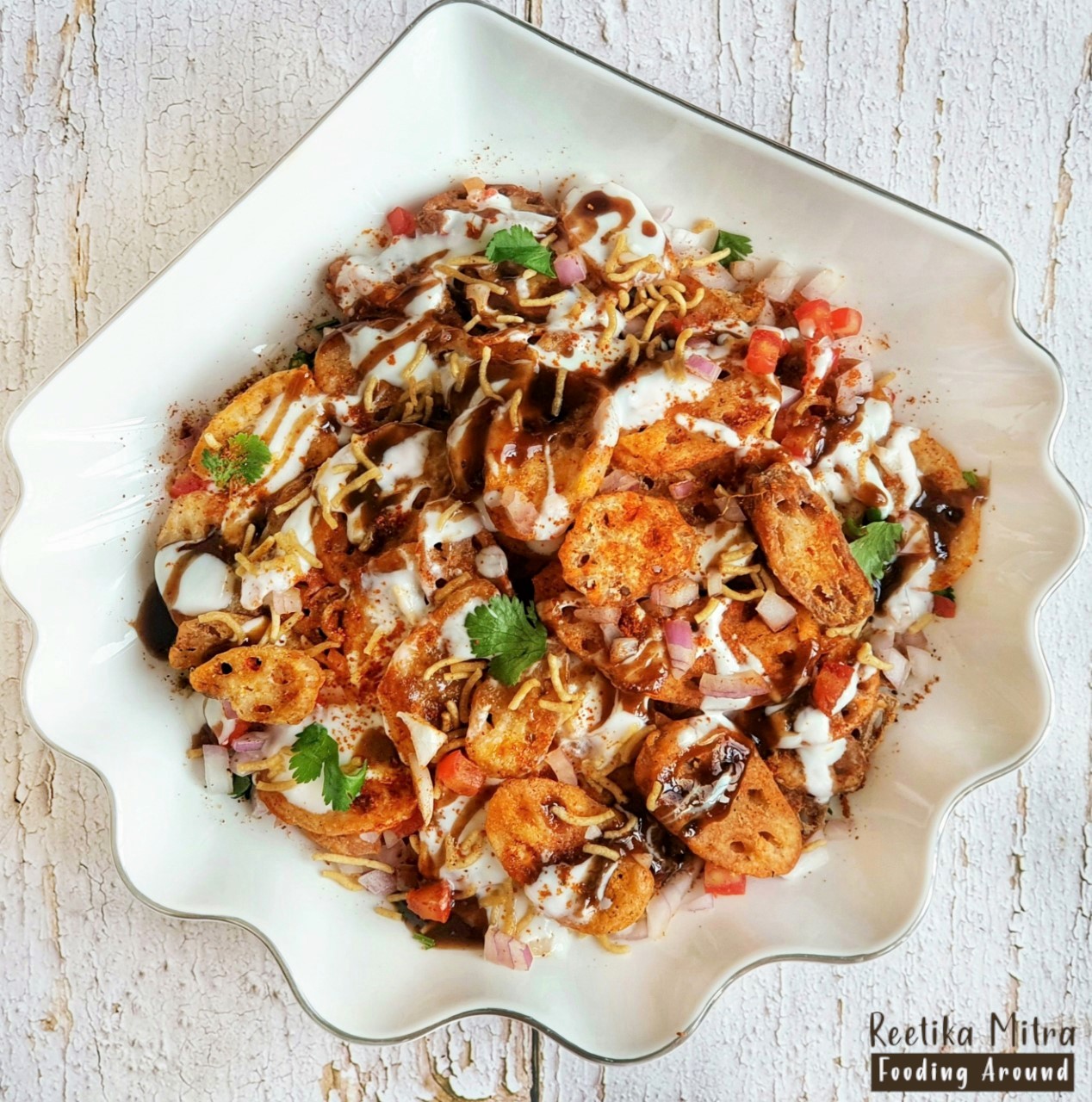Lotus Stem Chaat – Reetika Mitra