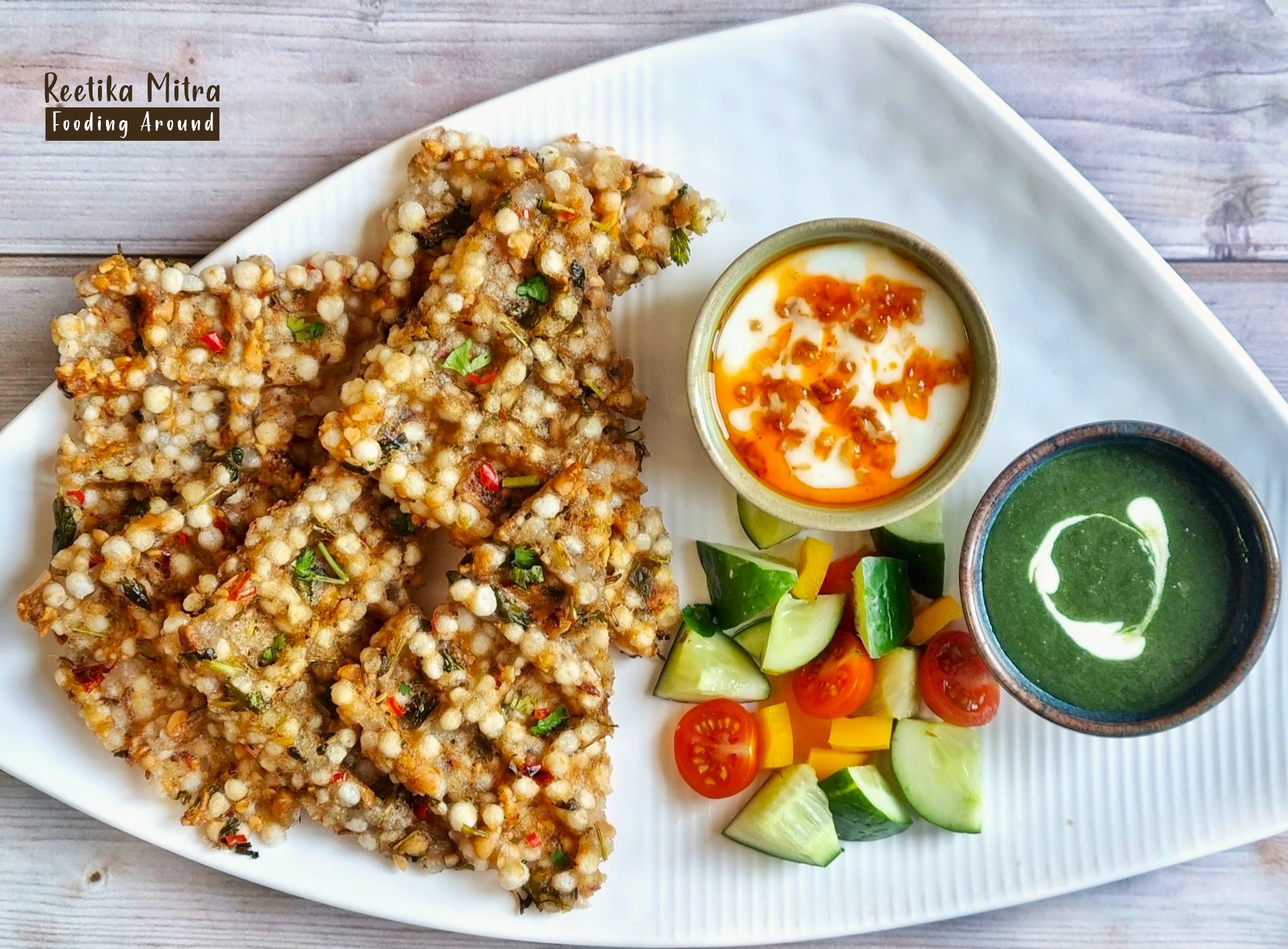 Sago Pearl Waffles - Reetika Mitra