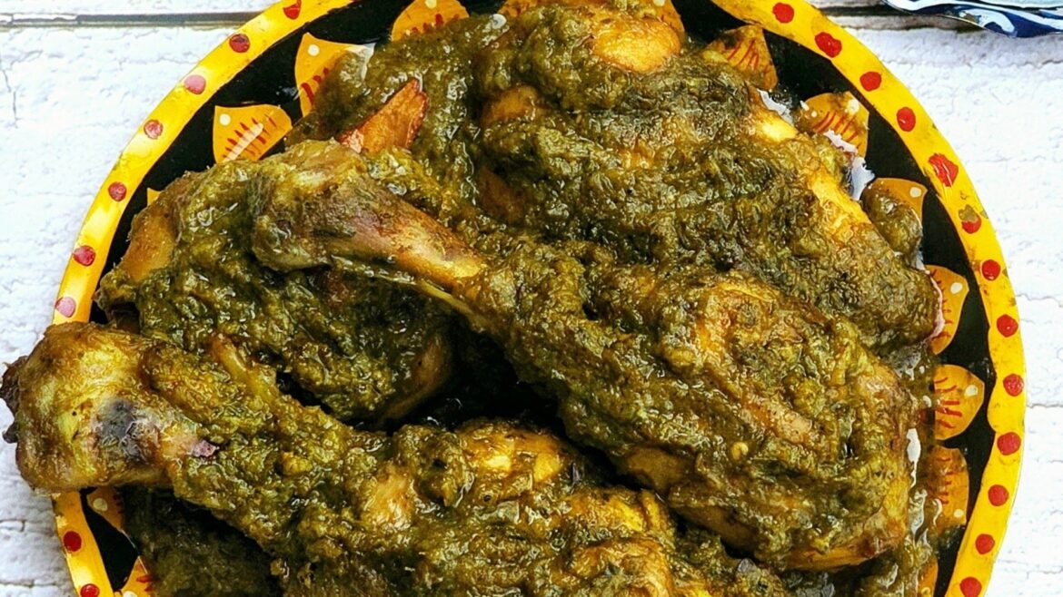 Dhaniya Murgh (Chicken in fresh Cilantro) – Reetika Mitra